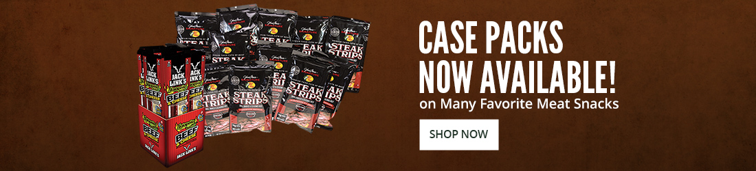 Case Packs Now Available on Many Favorite Meat Snacks